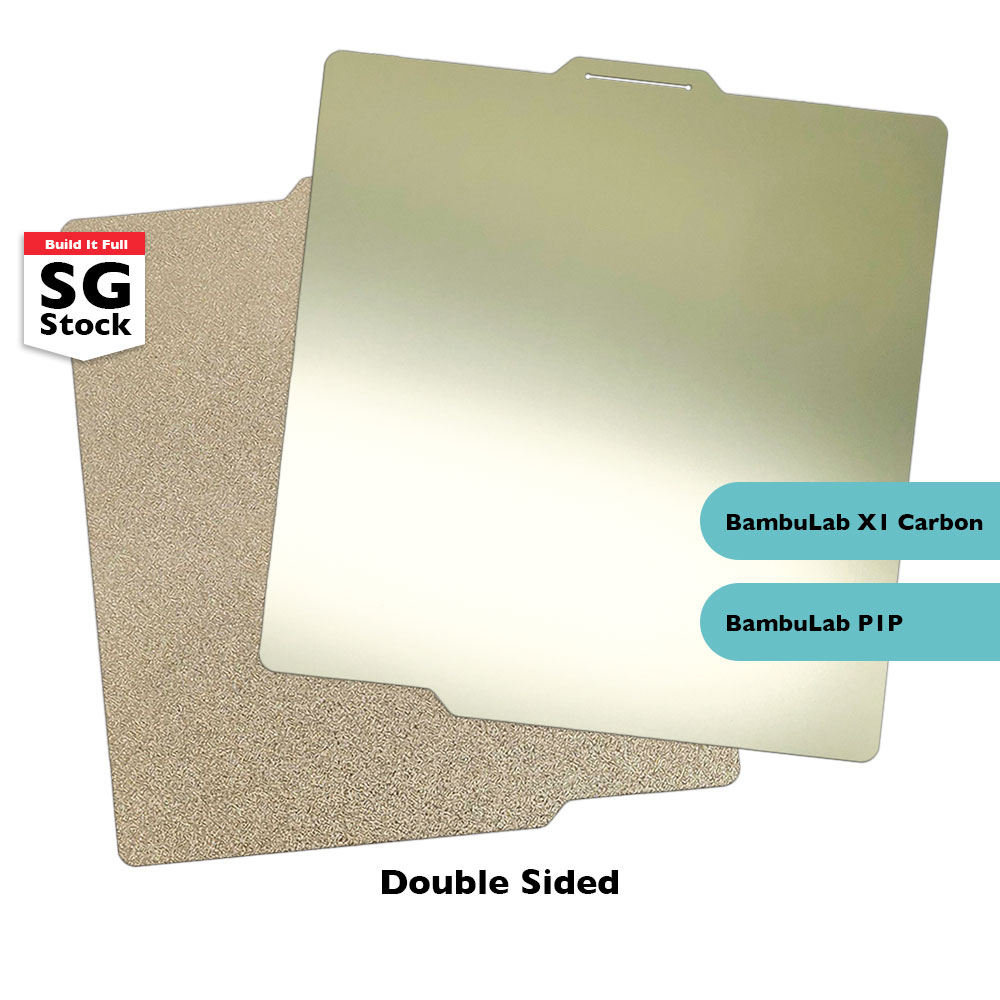 [SG Stock] PEI Spring Steel Build Plate For Bambu Lab X1 / P1P 3D ...