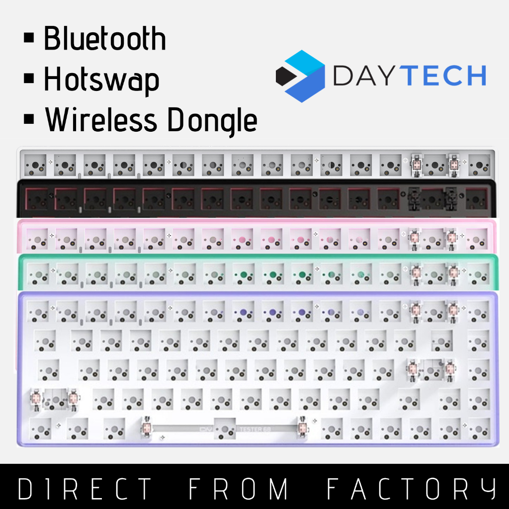 CIY Tester 68 TES68 Hotswap Keyboard Kit 65% Custom Mechanical | Shopee ...