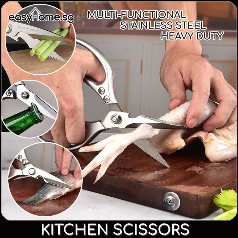 Easyhome.sg Kitchen Scissors 4th Gen Heavy Duty Professional Ultra ...