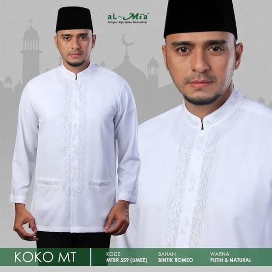 Baju koko al-Mia MT (kualitas di atas al-Mia Premium) | Shopee Singapore