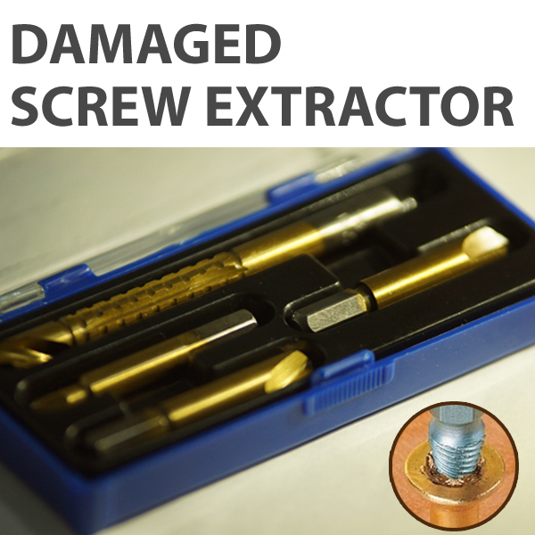 Damaged Screw Extractor Bit Kit Set ★ Broken Bolt / Bit Stud / Screw ...