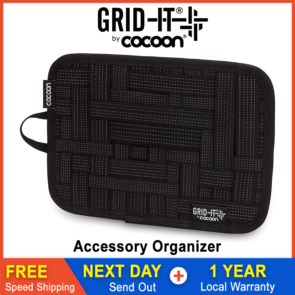 Cocoon GRID IT Cable Organizer With Back Zip Pouch GRID-IT Accessory ...