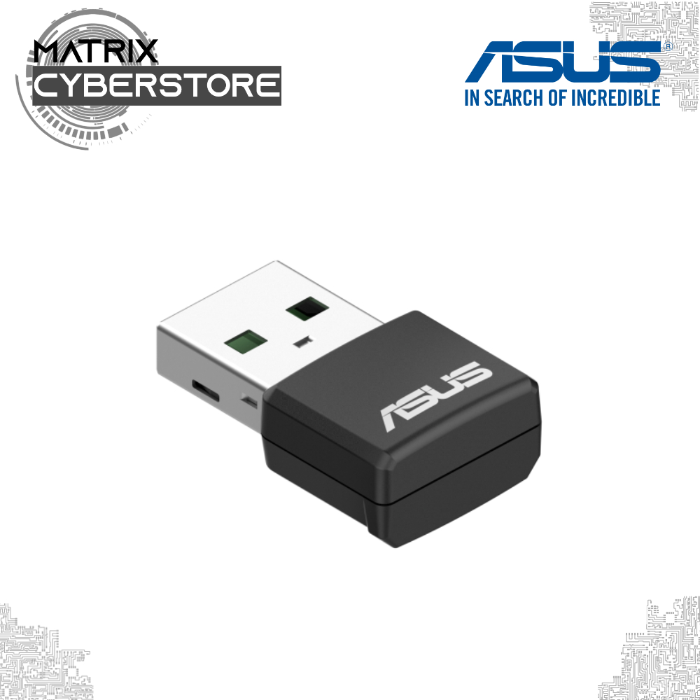 ASUS USB-AX55 Nano AX1800 Dual Band WiFi 6 USB Adapter - Supports WPA3 ...