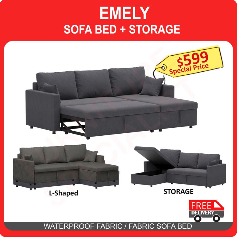 Interchangeable Sectional Sofa Bed With Storage | Cabinets Matttroy