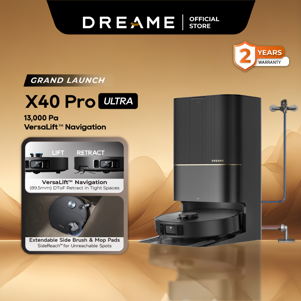 【GRAND LAUNCH】Dreame X40 Pro Ultra Robot Vacuum | 1st Radar Lift ...