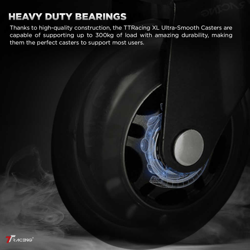 TTRacing Gaming Chair Castors Wheels Office Chair Roller Casters - Set ...