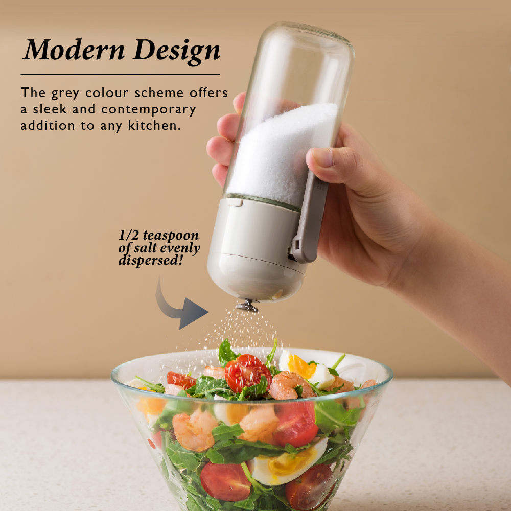 The Perfect Salt Dispenser: HALO Glass Quantitative from Table Matters