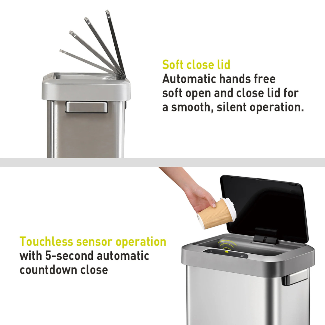 EKO Dustbin | Horizon | Sensor Bin | Rubbish Bin | EK9262 | 45L | Trash Bin | Waste Bin | Bin