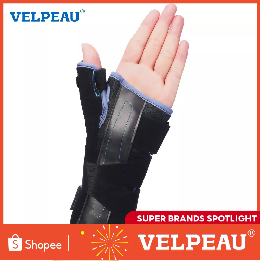 VELPEAU Wrist Brace Thumb Spica Splint Support for De Quervain's ...