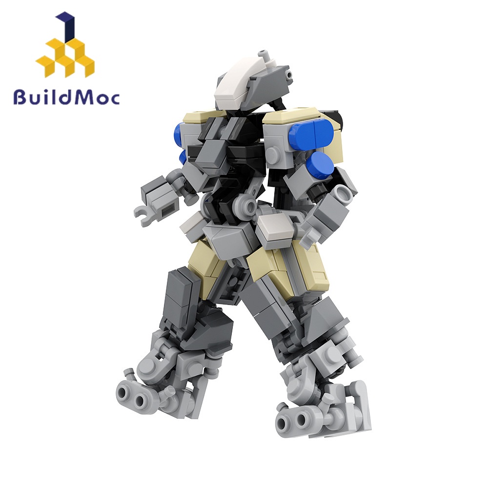 Buildmoc Marine Corps Mecha Soldier Robot Model building blocks toys ...