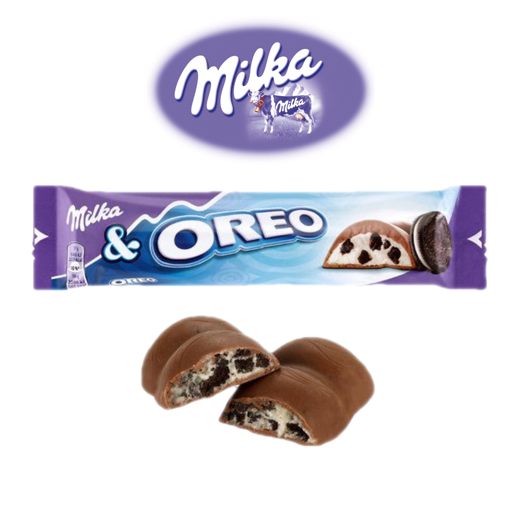 Milka Oreo Chocolate Bar 37g | Shopee Singapore
